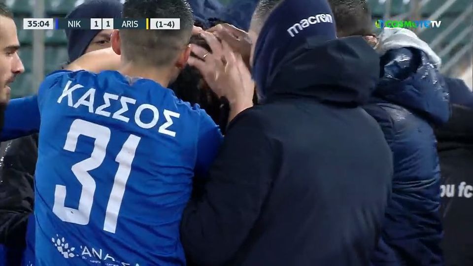 Νίκη Βόλου - Άρης | 1-1 ο Κάσσος και συγκινητική αφιέρωση στον ...