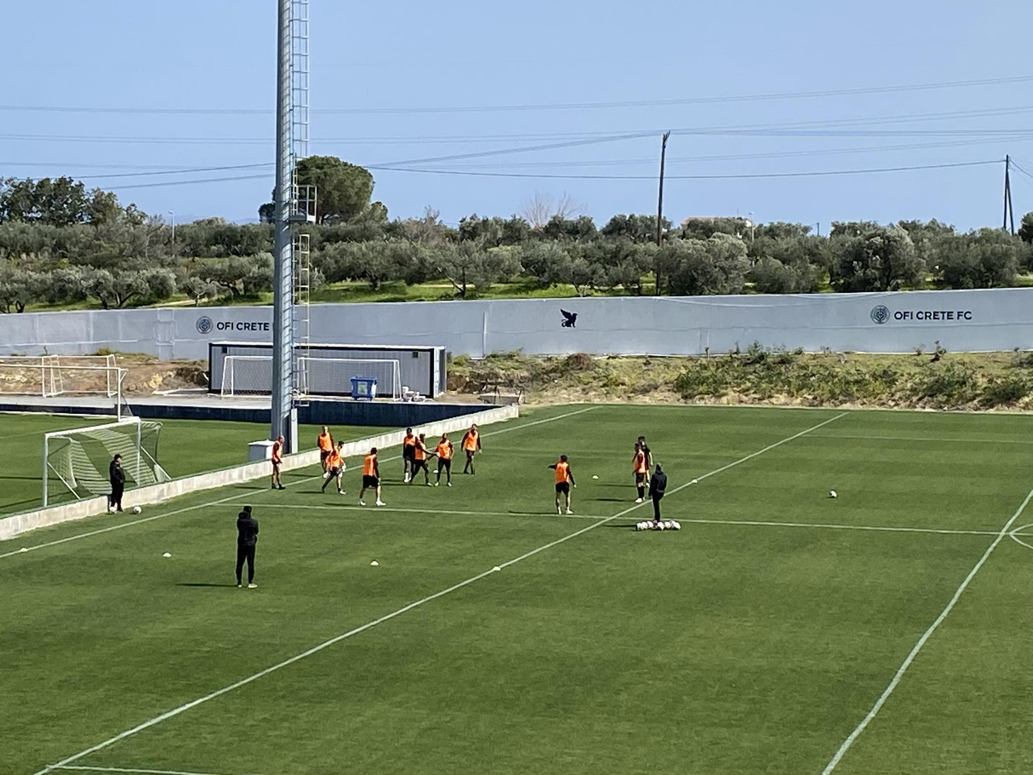 Στο μεγαλύτερο μέρος της προπόνησης συμμετείχε ο Τοράλ - Gentikoule